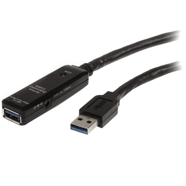 商品説明★ 5m USB 3.0アクティブ延長ケーブル。一端にUSB type-Aオスコネクタ、もう一端にUSB type-A メスコネクタがついており、USB 3.0機器を5mまでアクティブ延長します。このUSB 3.0アクティブ延長ケー...
