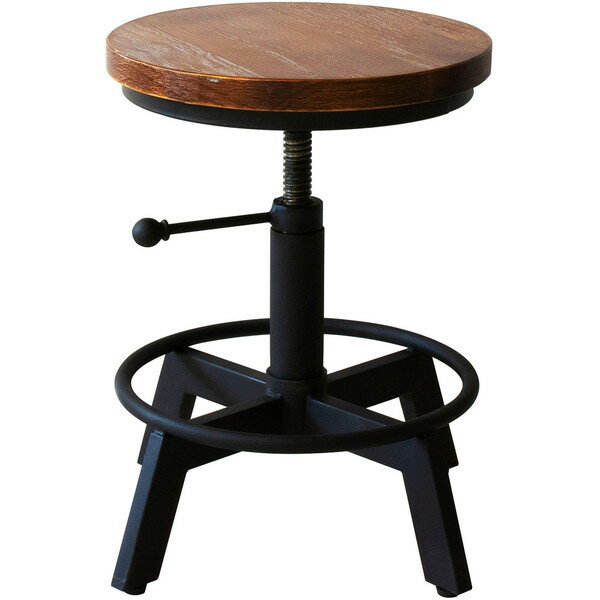 商品説明★ 工業製品のような重厚さを活かしつつ、日常で使えるようにデザインされた「INDUSTRIAL(インダストリアル)」シリーズのスツール。天然木を使用を使用した座面と、スチール製の太めの脚部がお部屋に重厚感を与えてくれます。★ 高さを...