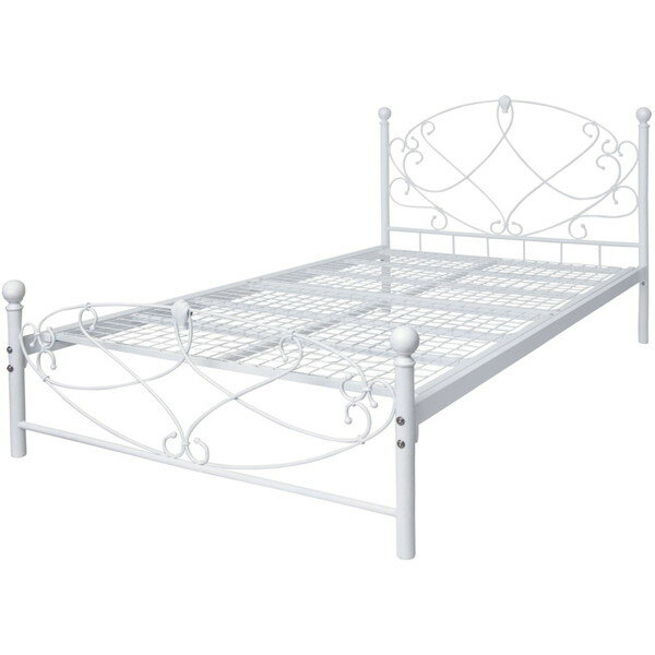 商品説明★ 女の子なら一度は夢見る可愛いデザインのアイアンベッド。『Celestia(セレスティア)』のベッドならお子様から大人の方までお姫様気分が味わえます♪★ 高級感のある落ち着いたゴールドカラーと、清潔な純白のホワイトの2カラー、ベッ...