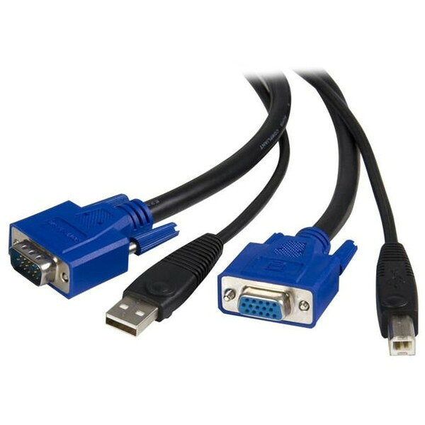 商品説明★ VGAとUSBを一本でつなぐ極細KVMスイッチケーブル(3m)。高品質資材のみを用いて製造されており、高い技術力を駆使した設計でクリアなディスプレイ画質と信頼性の高い接続機能を提供します。このユニバーサル USB KVMスイッチ...