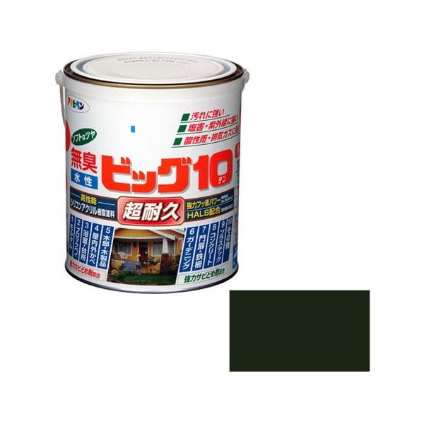 商品説明★ 特殊フッ素樹脂、反応硬化型シリコン変性アクリル樹脂、紫外線防止材(HALS)の相乗効果により、汚れにくく、耐久性に優れた高性能塗料 サビドメ剤・防カビ剤を配合していますので、長期間サビやカビの発生を防ぎます。 いやな臭いのしない...
