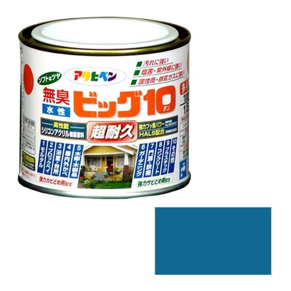 商品説明★ 特殊フッ素樹脂、反応硬化型シリコン変性アクリル樹脂、紫外線防止材(HALS)の相乗効果により、汚れにくく、耐久性に優れた高性能塗料 サビドメ剤・防カビ剤を配合していますので、長期間サビやカビの発生を防ぎます。 いやな臭いのしない...