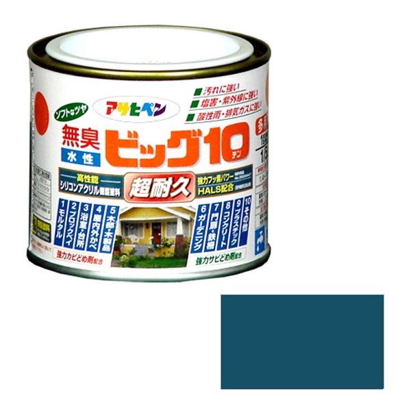 商品説明★ 特殊フッ素樹脂、反応硬化型シリコン変性アクリル樹脂、紫外線防止材(HALS)の相乗効果により、汚れにくく、耐久性に優れた高性能塗料 サビドメ剤・防カビ剤を配合していますので、長期間サビやカビの発生を防ぎます。 いやな臭いのしない...