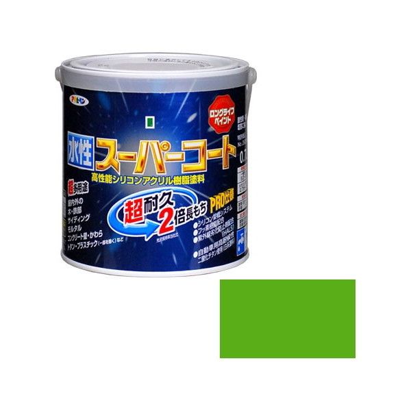 商品説明★ 超耐久 超多用途 2倍長持ち!!次世代塗料 フッ素樹脂配合水性シリコンアクリルペイントスペック* 容量: 0.7L* カラー: 若草色* 重量: 1000g