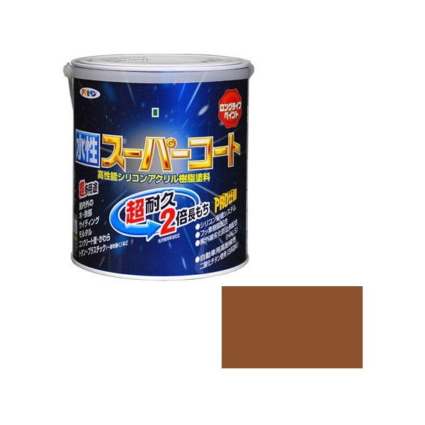 商品説明★ 超耐久 超多用途 2倍長持ち!!次世代塗料 フッ素樹脂配合水性シリコンアクリルペイントスペック* 容量: 1.6L* カラー: バーチブラウン* 重量: 2400g