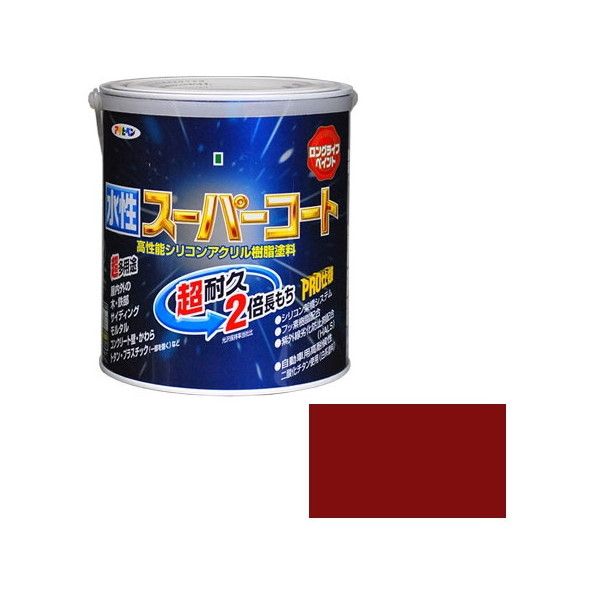 商品説明★ 超耐久 超多用途 2倍長持ち!!次世代塗料 フッ素樹脂配合水性シリコンアクリルペイントスペック* 容量: 1.6L* カラー: 赤さび* 重量: 2400g