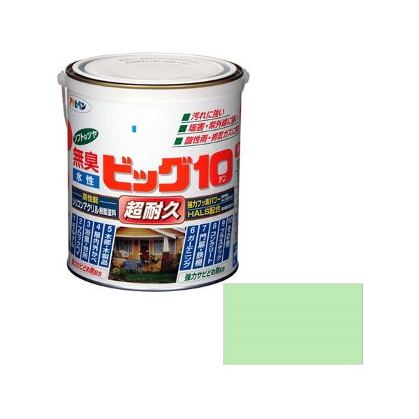 商品説明★ 特殊フッ素樹脂、反応硬化型シリコン変性アクリル樹脂、紫外線防止材(HALS)の相乗効果により、汚れにくく、耐久性に優れた高性能塗料★ サビドメ剤・防カビ剤を配合していますので、長期間サビやカビの発生を防ぎます。★ いやな臭いのし...