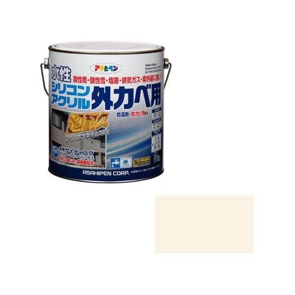 商品説明★ 超耐久!酸性雨・酸性雪・塩害・排気ガス・紫外線に強い 2回塗り ツヤあり 防藻剤・防カビ剤 配合スペック* 容量: 3kg* カラー: アイボリー* 重量: 3300g