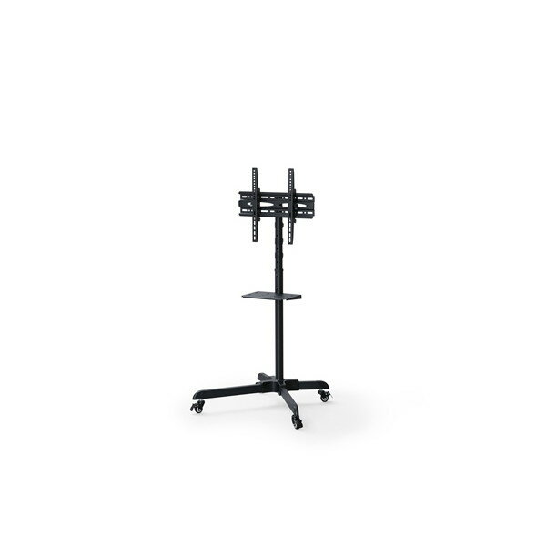 商品説明★ 最大40kgまでのディスプレイを取り付けることができます。★ 使用シーンに合わせて見やすい角度に調整可能です。★ 固定棚にパソコンや周辺機器を置いて、スッキリ収納できます。★ 楽に移動ができるキャスター付です。スペック* 主要素...