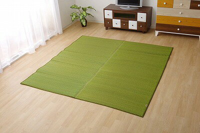 商品説明★ 多色展開の無地調イ草カーペットです。★ お部屋に合わせてお好きな色をお選び下さい。★ 国産（九州産）のイ草を使用しています。★ 一本一本が太く、表皮が厚く、繊維がキメ細かいので弾力性があり、耐久性に優れています。★ イ草には空気...
