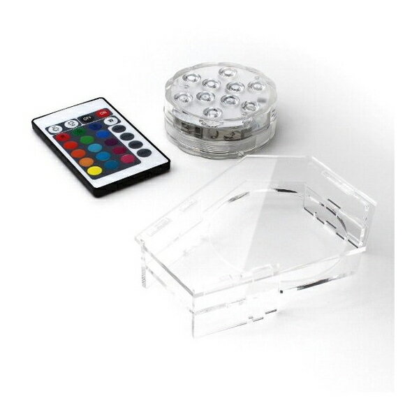 商品説明★ LED台座+LEDライトセット★ ライトを中央に配置。安定したライティングを実現★ 16色の光で幻想的にライトアップ★ ライトは取外し可★ 付属のリモコンでライティング調整可スペック* 別売のバンダイ製プラモデル用展示ベース「魂...