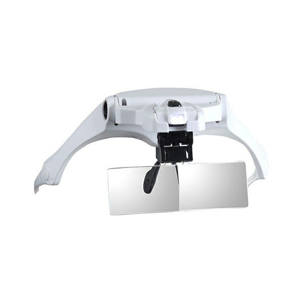 商品説明★ 用途に合わせれる5枚のルーペ。★ LEDライツ付きで暗い場所でも大丈夫。★ レンズの角度調整可。★ レンズスライド可。★ 鼻掛けフック位置調整可。★ レンズノトリカエガカンタン。★ ヘッドバンド付き。★ レンズクロス付き。スペッ...