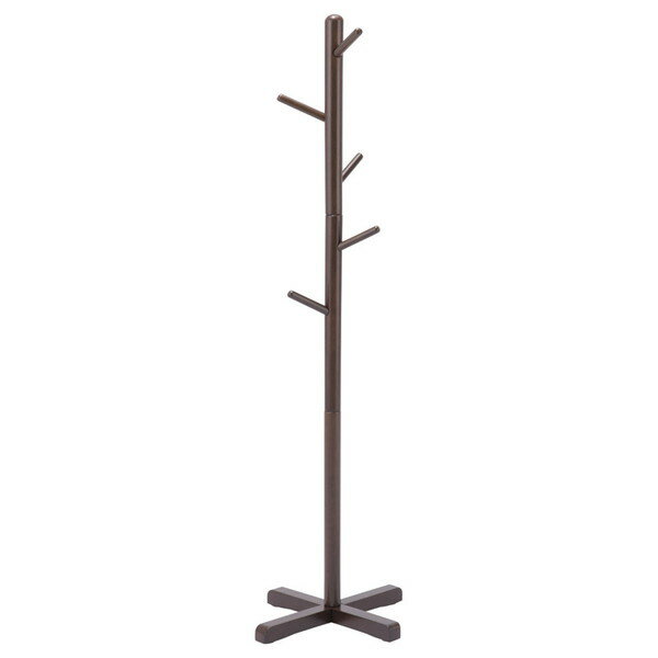 商品説明★ お部屋の整理整頓に役立ちます。衣類や帽子、ポーチなどをスッキリ収納。耐荷重量:約1kg（フック1本あたり）。スペック* サイズ：37×37×123.5cm* 重量：約1.4kg* 材質：天然木* 機能：組立式* 生産国：ベトナム