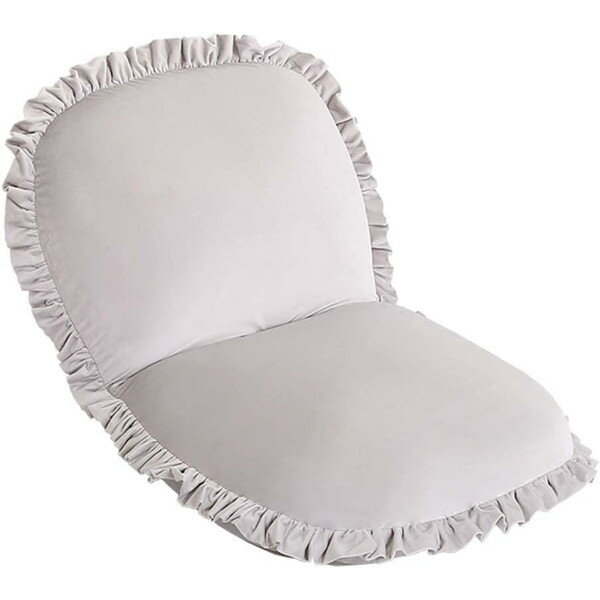 商品説明★ フリルが目を引く可愛らしいデザインでお部屋の主役に。★ かわいいだけではなく、リクライニング可能でお好みの高さでご使用頂けるので、機能性も高いです!スペック* 商品サイズ：W52XD66-96XH18-48cm(フリル幅5cm含...