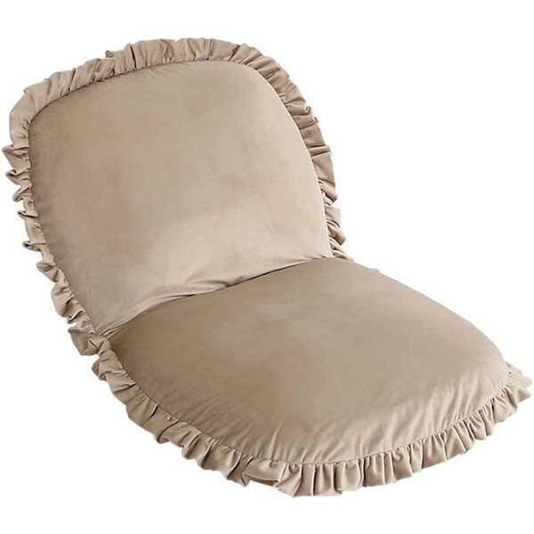 商品説明★ フリルが目を引く可愛らしいデザインでお部屋の主役に。★ かわいいだけではなく、リクライニング可能でお好みの高さでご使用頂けるので、機能性も高いです!スペック* 商品サイズ：W52XD66-96XH18-48cm(フリル幅5cm含...