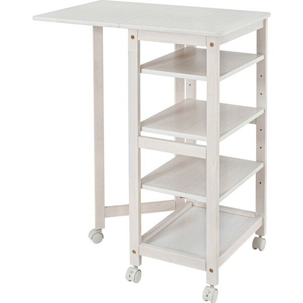 商品説明★ 食事時に料理を置いたりパソコンの作業も。★ 天板をひろげて裏のくぼみに脚をはめるだけ。★ 高さ調整できる可動棚。2Lのペットボトルもすっぽりと入ります。★ 天板を使わない時はたたんでコンパクトに★ しっかり固定するストッパー付き...