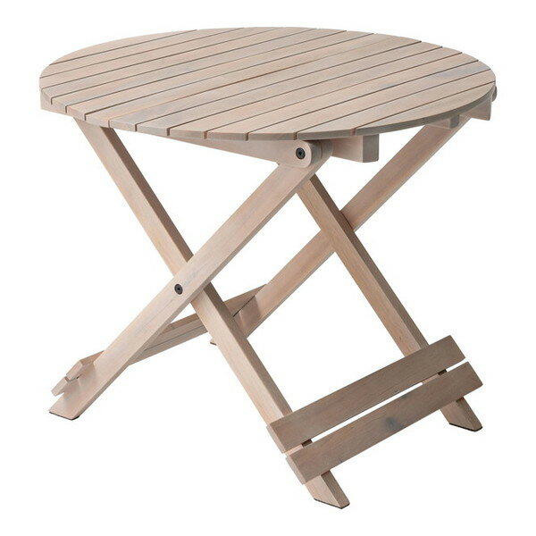 商品説明★ 工具不要で簡単組み立て、ワンタッチで折りたためる便利なラウンドテーブルです。折りたたみ時の「持ち手」で移動もしやすく、様々なシーンで活躍します。コンパクトでちょうどいいサイズ。大・小を組み合わせてネストテーブルとしても使えます。...