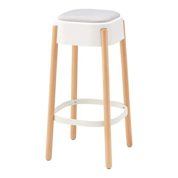 商品説明★ 組立式スペック* サイズ:W38.5×D38.5×H78cm* 材質:ポリプロピレン 天然木(ビーチ) ラッカー塗装 スチール(粉体塗装) ナイロン* 静的耐荷重:80kg* 組立:組立式* 原産地:中国* 商品重量:6.0kg