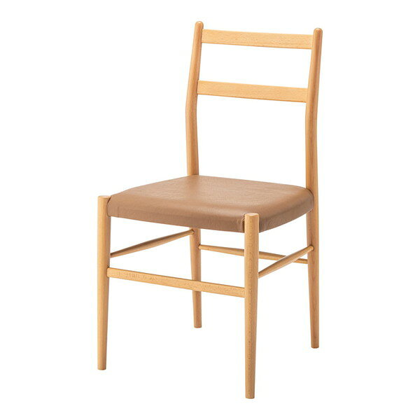 商品説明★ 完成品スペック* サイズ:W46×D46.5×H84×SH45cm* 材質:天然木(ビーチ) ウレタン塗装 合皮* 静的耐荷重:80kg* 組立:完成品* 原産地:ベトナム* 商品重量:3.8kg