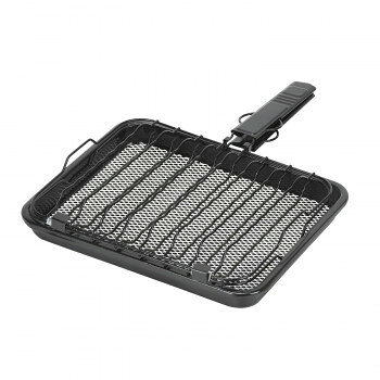 スペック* 製品サイズ：全長330mm×幅240mm×45mm* 重さ：431* 材質：本体:鉄(ほうろう) 焼きアミ:鉄(シリコーン樹脂塗装〈ふっ素樹脂含有〉) ネットプレート:鉄(セラミック加工) 取っ手:鉄(焼付け塗装)* 原産国：中国