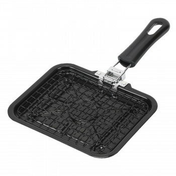 スペック* 製品サイズ：全長305mm×幅185mm×40mm* 重さ：400* 材質：本体:鉄(ほうろう) 焼きアミ:鉄(シリコーン樹脂塗装〈ふっ素樹脂含有〉) 取っ手:フェノール樹脂(耐熱温度150度)* 原産国：中国