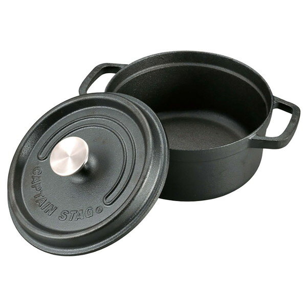 スペック* 製品サイズ(約/mm)：285×220×150* 重量(約/g)：3800* 品質表示(材質/その他)：表面加工/油焼き(焼付塗装)、材料の種類/本体・ふた:鉄鋳物、その他の材質/つまみ:ステンレス鋼* 仕様/その他：満水容量/...