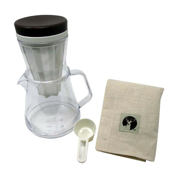 スペック* 製品サイズ(約/mm)：150×122×217* 重量(約/g)：300* 品質表示(材質/その他)：フタ:ポリプロピレン(耐熱温度140℃/耐冷温度-20℃)、本体:PET(耐熱温度110℃/耐冷温度-20℃)、2WAYドリッ...
