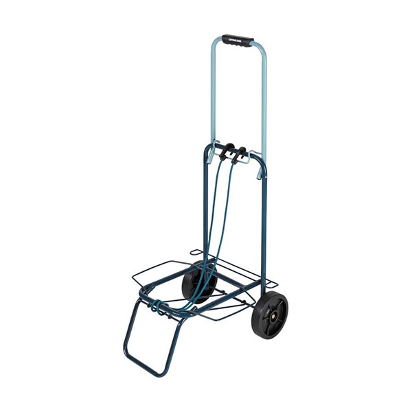 スペック* 製品サイズ(約/mm)：470×380×970* 重量(約/g)：1900* 品質表示(材質/その他)：フレーム:鉄(粉体塗装)、持ち手:ABS樹脂、タイヤ:合成ゴム、ホイール:ポリプロピレン、ロープ:合成ゴム(ポリエステル被覆...