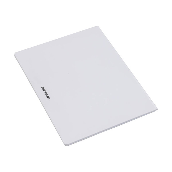 スペック* 製品サイズ(約/mm)：365×257×厚さ2* 重量(約/g)：170* 品質表示(材質/その他)：ポリプロピレン* 仕様/その他：収納サイズ(約)/180×257×厚さ4mm、広げてB4サイズ・たたんでB5サイズ* 原産国：日本