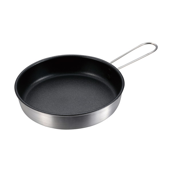スペック* 製品サイズ(約/mm)：170×265×35* 品質表示(材質/その他)：本体:アルミニウム(表面加工=内面:ふっ素樹脂塗膜加工)* 仕様/その他：収納サイズ(約)/外径170×高さ38mm* 原産国：日本