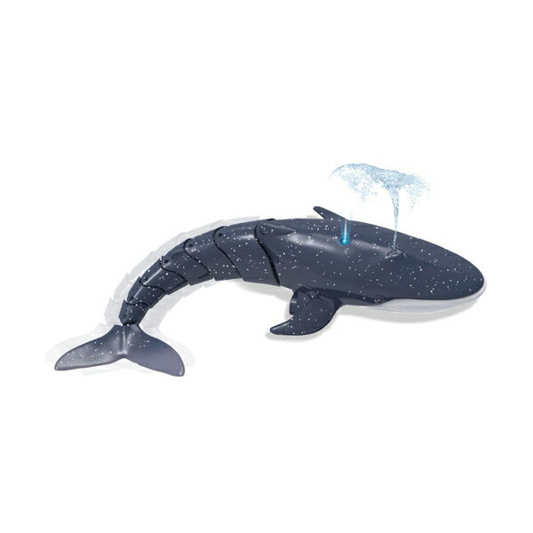 商品説明★ ホエール型の大型RCが新登場します。★ 水に浮かべてスイッチオン！★ ゆらゆらと尾びれをゆらし泳ぐ姿が可愛らしい！★ 潮吹きするギミックもついており、クジラの呼吸を再現。★ 送信機は止水パッキンがついており防水仕様となっておりま...