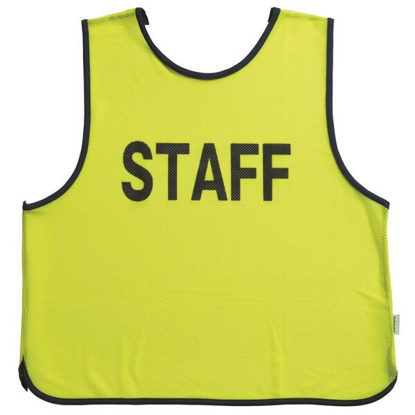 商品説明★ 運動会での写真屋さんなどスタッフウ〜はコレを着よう！スペック* 幅55cm×丈60cm* 重量：55g/枚* 材質：ポリエステルメッシュ* 一般用フリーサイズ* 両面プリント* 日本製