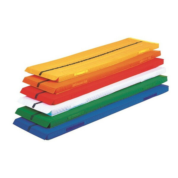 商品説明★ 屋内外兼用の折りたたみ防水マット★ 2枚重ねて高さを持たせて連続の前転・後転をしやすく出来ます。★ 2枚3枚とタテ(長さ方向)に連結が出来るマットです。スペック* サイズ:幅50cm×長さ200cm×厚さ6cm* 重量:7.3k...