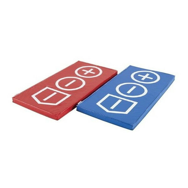 商品説明★ +マークに軸足を置き、ーマークにステップ★ ステップは体格に合わせて2つ用意★ 投運動をサポートするマーク付き★ このマットを使って いちにのさん!で投げてみよう!スペック* サイズ:長さ120cm×幅60cm×厚さ5cm* 重...