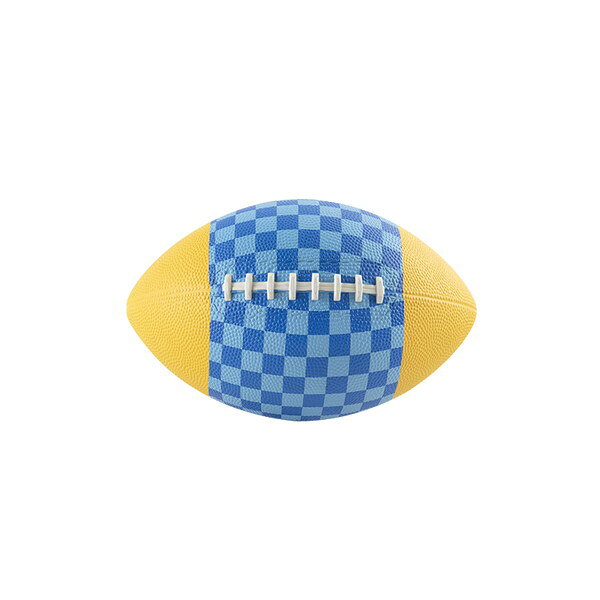商品説明★ 空気入れ不要★ カラフルラグビーボールスペック* 最大直径17cm* 長さ35cm* 重量：422g* 材質：合成ゴム(ブチル入り)* ベトナム製