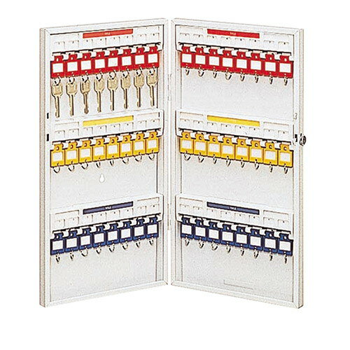 商品説明★ 壁に掛けて、鍵をしっかり管理。★ 壁から外して、折りたたんで持ち歩くことも可能です。★ ホルダーの色がカラー分類されているので、鍵の保管・整理がスムーズです。★ 取っ手付。スペック* 本体寸法：W280xD55xH515mm。*...