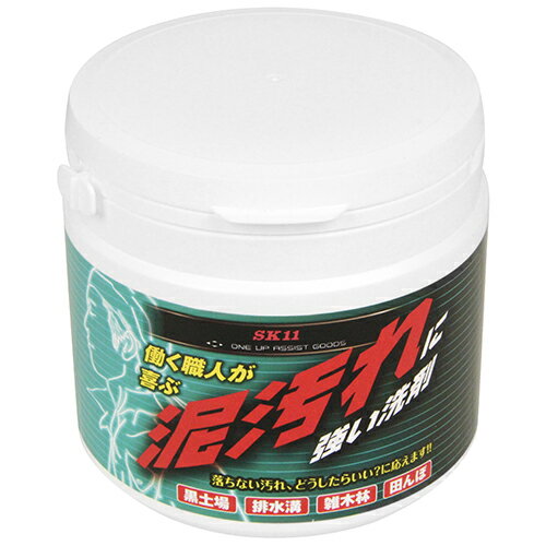 商品説明★ 用途：泥汚れ用洗剤。★ 機能・特徴：落ちにくい黒土場、排水溝、雑木林、田畑などでの泥汚れに効果を発揮します。★ 材質：アルカリ剤(炭酸塩、けい酸塩)、工程剤(硫酸塩)。水軟化剤、酵素、蛍光増白剤、漂白剤。界面活性剤(11%ポリオ...