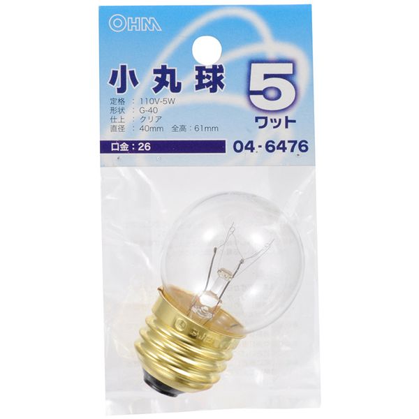 商品説明★ 屋内専用(屋外使用禁止)スペック* 定格: 100/110V-5W* 形状: G-40* 口金: E26* 仕上げ: クリア* 直径: 40mm 全高61mm