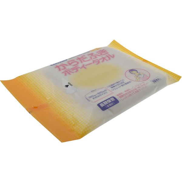 商品説明★ 特徴防災用備蓄品として長期保管が可能です。(未開封で製造より5年間)※ボディータオルはノンアルコールでサイズは300X600mm。★ 用途災害時でお風呂に入れない時や、介護、アウトドアなど便利な簡単からだ拭き。災害時や屋外でのか...