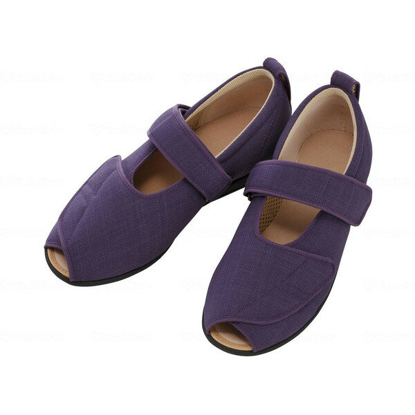 商品説明★ 3つのポイント1.足の状態に合わせて調整可能 ※危険防止のためマジック部分を3分の2以上重ねてご使用ください2.甲が全開するので履きやすく履かせやすい3.かかとループで着脱簡単★ オープンマジックシリーズの基本はそのままに新商品...