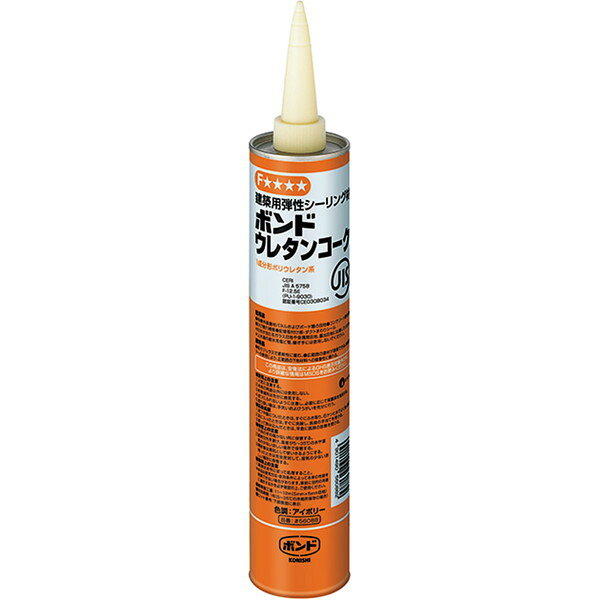 商品説明★ 塗装非汚染型、弾力性、高伸び率、耐水性、耐寒性、塗装可。★ 外装塗装を必要とするコンクリート目地。★ RCの打ち継ぎ目地、誘発目地。スペック* 成分：ポリウレタン樹脂系