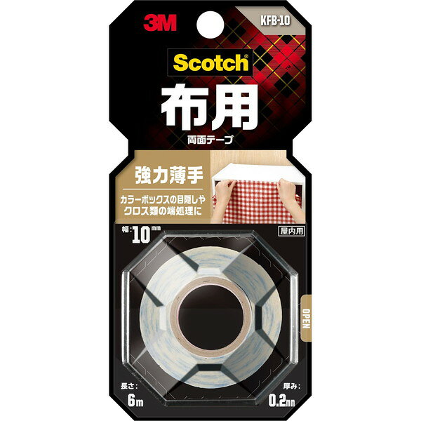 商品説明★ テープの厚みが薄いので、貼った後が目立ちません。★ 接着剤では着きにくいナイロンやポリエステルも接着可能。★ もちろん、PE、PPもOK。スペック* 基材:レーヨン不織布* 粘着剤:アクリル系