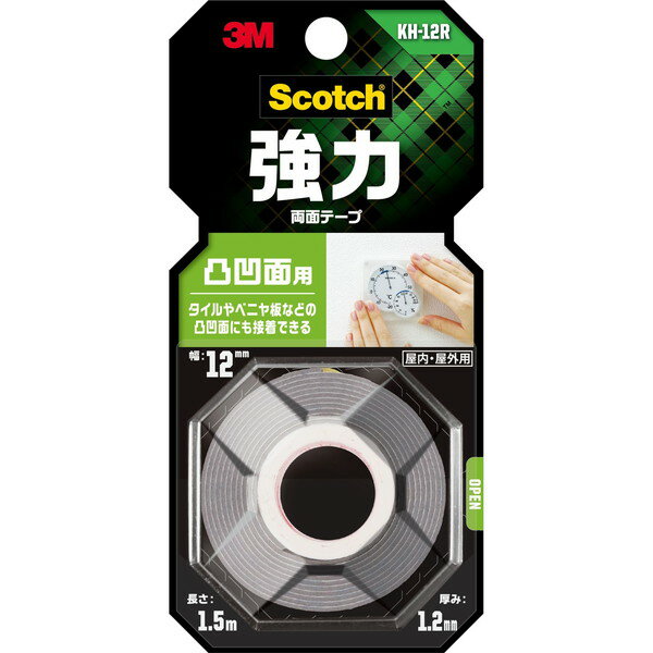 商品説明★ 強靭なアクリルハイソフトフォーム基材に、耐候性のあるアクリル系粘着剤を塗布した強力両面テープ。スペック* 基材:アクリルフォーム* 粘着剤:アクリル系粘着剤