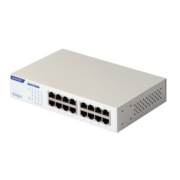 商品説明★ 1000BASE-T対応の電源内蔵メタル筐体16ポートスイッチングハブです。★ ストレート/クロスケーブルを自動判別する「Auto MDI/MDI-X」機能を全てのポートに搭載。接続ミスを防ぎます。★ 作動音が気にならない静音フ...