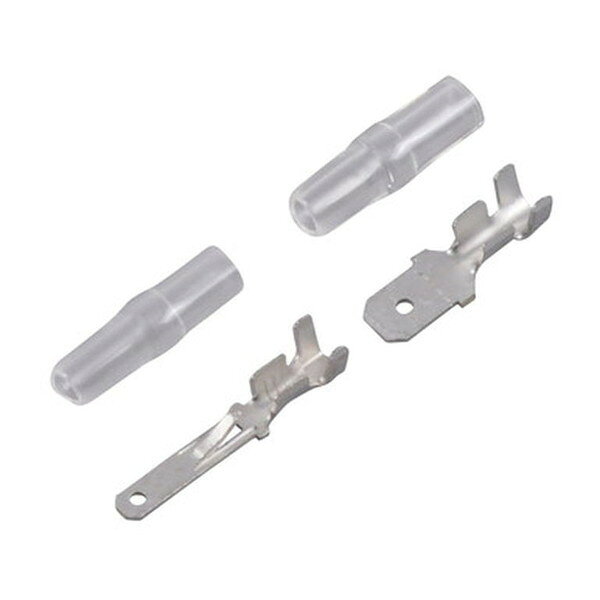 商品説明★ スピーカーの配線接続にスペック* 使用可能電力：DC12V車140W以下、DC24V車280W以下* 適合コードサイズ：AV(S)0.5〜1.25sq* 端子規格：110型 187型* 入数：各8個* 生産国：日本