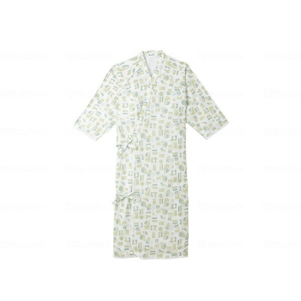 商品説明★ ソフトなガーゼ裏の二枚仕立て。縫い合わせは外側でやわらかな肌ざわりです。★ 胸元がはだけない内側ボタン付。★ わき穴ありスペック* 身長:148cm〜158cm* 胸囲:80cm〜90cm