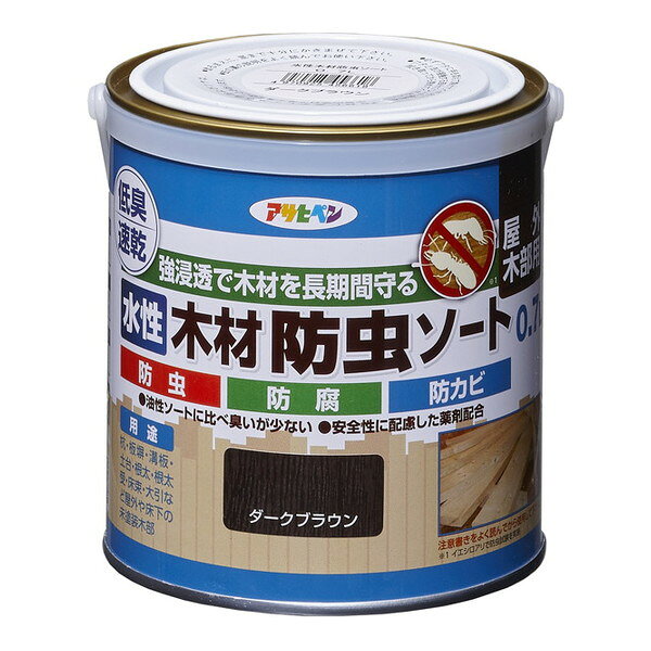 商品説明★ 安全性に配慮した薬剤を配合した屋外木部専用防虫・防腐処理剤★ 浸透性に優れ長期間木材を保護★ 水性なので取扱いが簡単・低臭スペック* サイズ: 120×120×120mm* 重量: 0.9kg