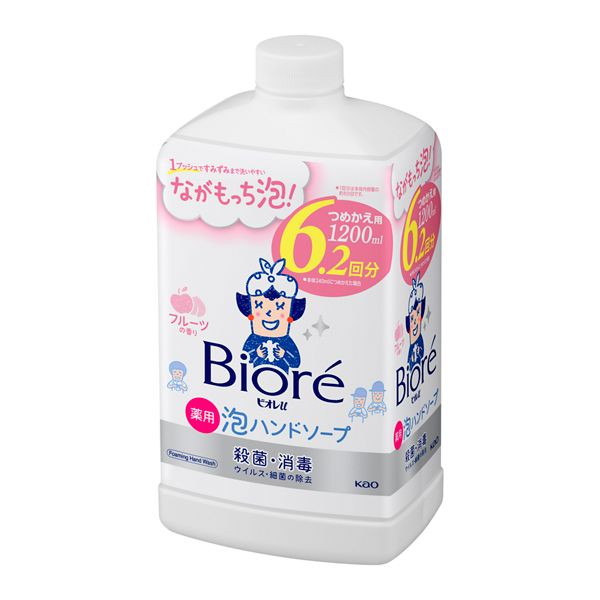 ご注文前にご確認ください※ 商品パッケージや仕様につきまして、予告なく変更されることがございます。商品説明★ 1プッシュですみずみまで洗いやすいながもっち泡!★ つめかえ用1200ml6.2回分★ 1回分は本体内容量の約8分目です。★ 本体...