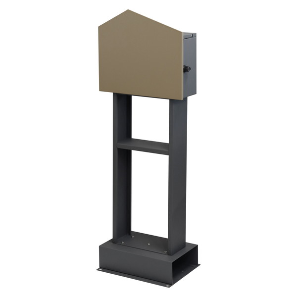 商品説明★ スタンドタイプ：置くだけで使用可能なスタンド式。壁掛け式とは異なり面倒な施工の手間がかかりません。★ 投函可能目安サイズ：ゆうパケットポストや、ネコポスが投函可能です。★ セキュリティ：鍵付きなので防犯面に安心です。また、スペア...