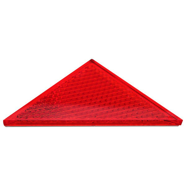 商品説明★ 精密プリズムレンズ金型使用の、再帰性反射板スペック* 樹脂：光学用メタクリル樹脂(PMMA)* カラー：レッド* 商品サイズ×横(mm)123×縦(mm)82×厚み(mm)9* 材質：反射部/耐熱アクリル樹脂、土台部/ABS樹脂